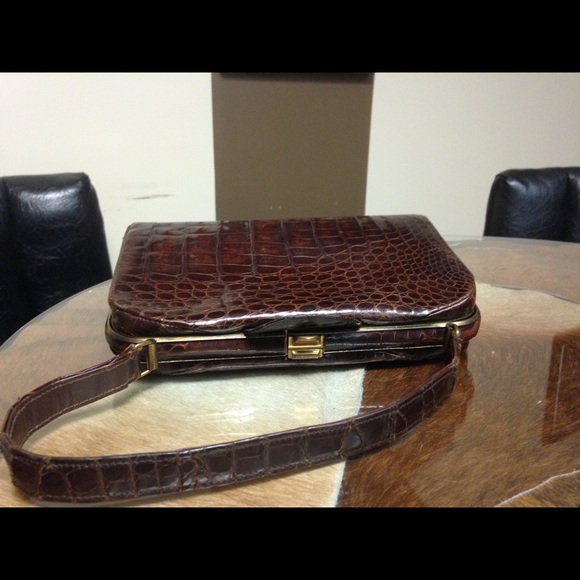 deitsch | Bags | Crocodile Box Purse | Poshmark